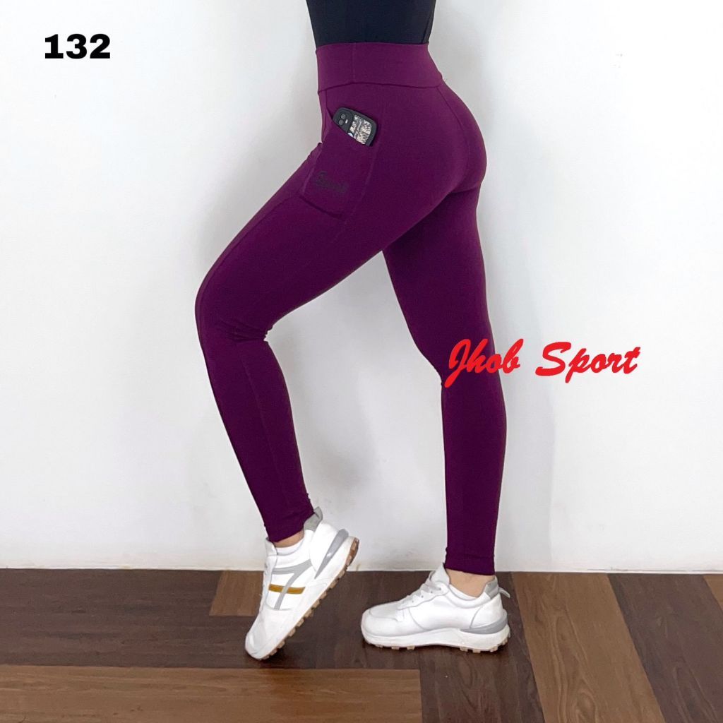 Jual 132 JHOB SPORT Celana Legging Panjang wanita Polos/Legging ...