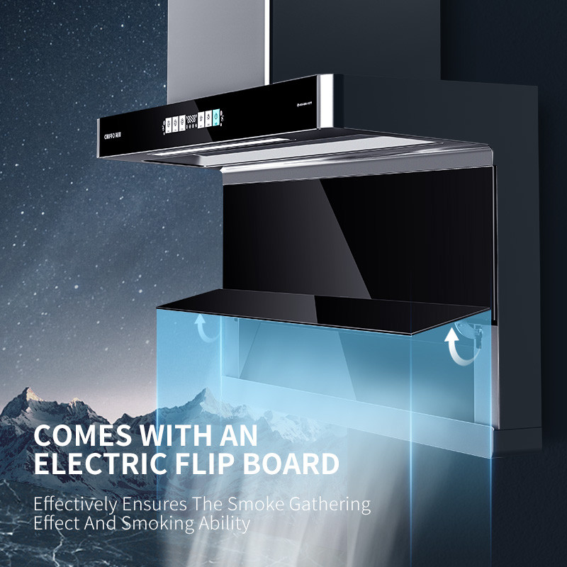 Jual Range Hood Wholesale Smart Glass Range Hood Slim LED Light Wall ...
