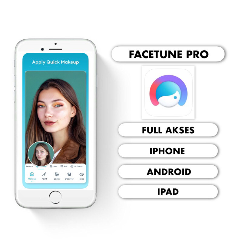 Jual Facetune Pro Premium Aplikasi Ios Android Resmi | Shopee Indonesia