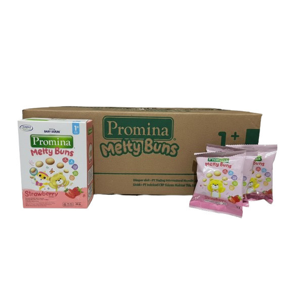 Jual Promina Melty Buns Snack MPASI Bayi Balita Karton Isi 24pcs Untuk ...