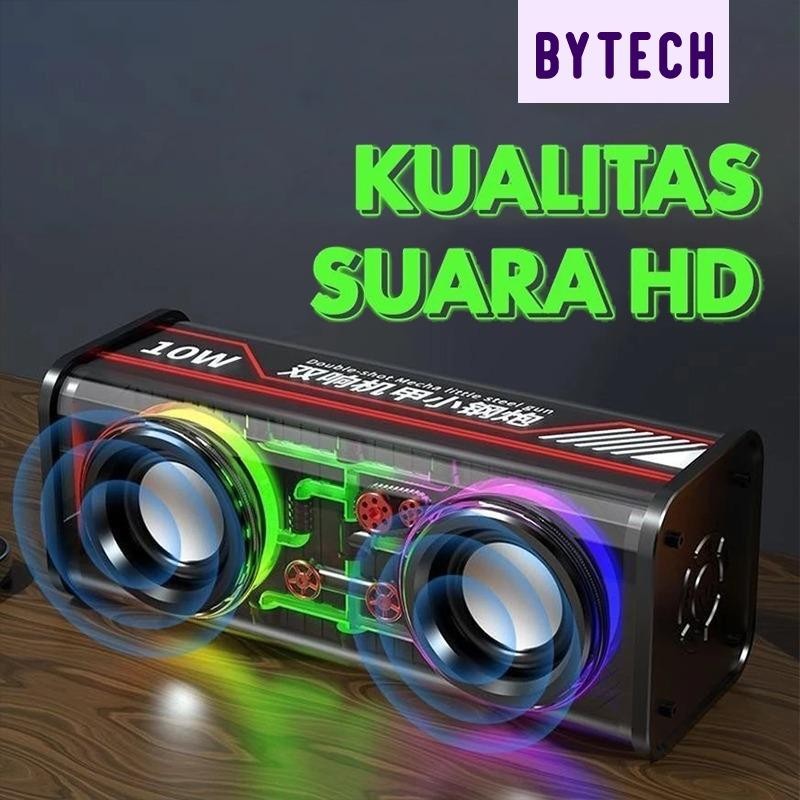 Jual Bytech SK01 Speaker Bluetooth 10W Transparan Wireless RGB LED ...