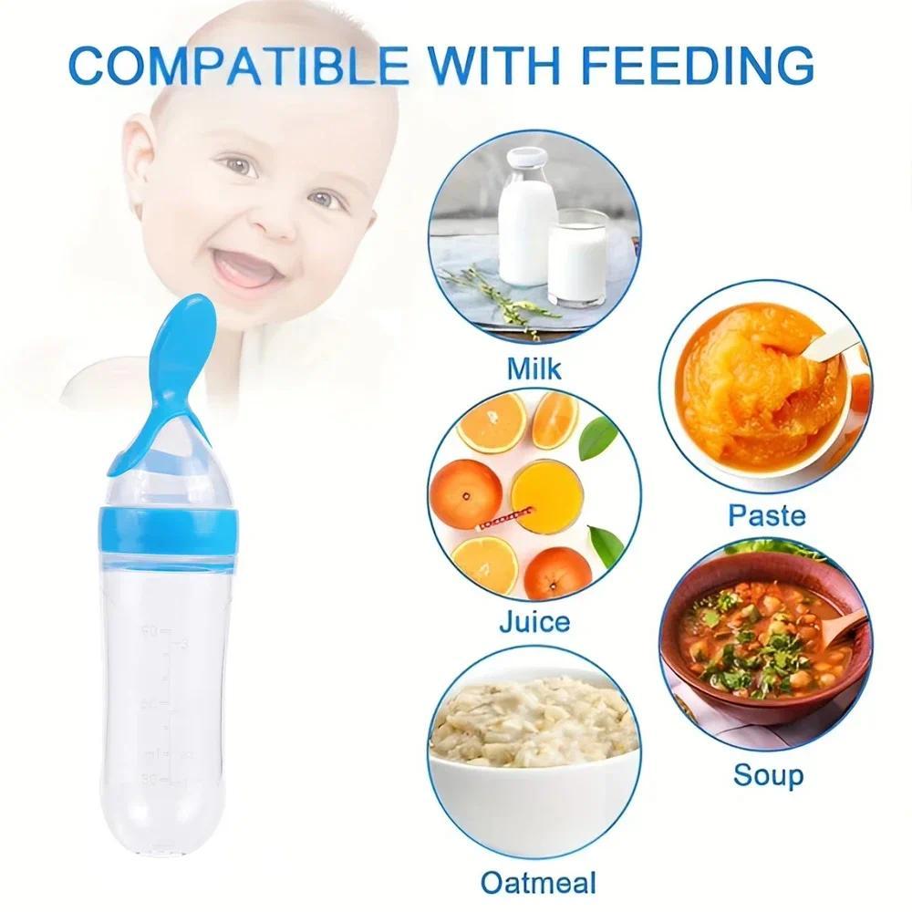 Jual Baby Training Spoon & Silicone Feeder Set - 3-in-1 Pacifier ...
