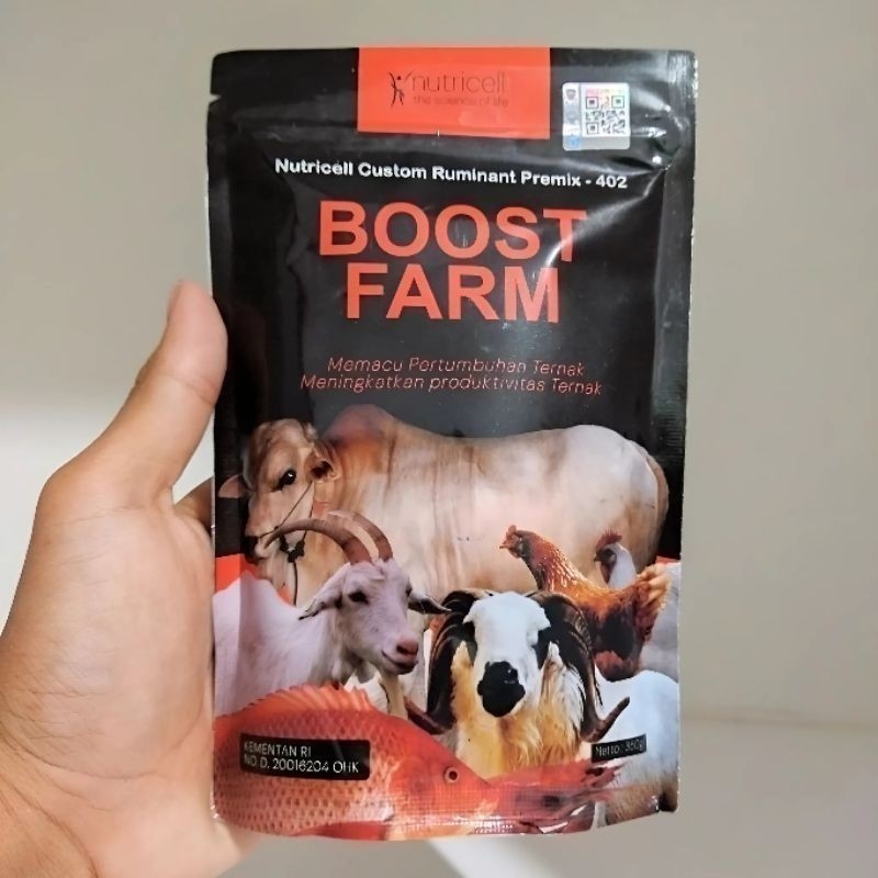 Jual Boost Farm Nutricell Original 100% - memacu pertumbuhan ternak ...