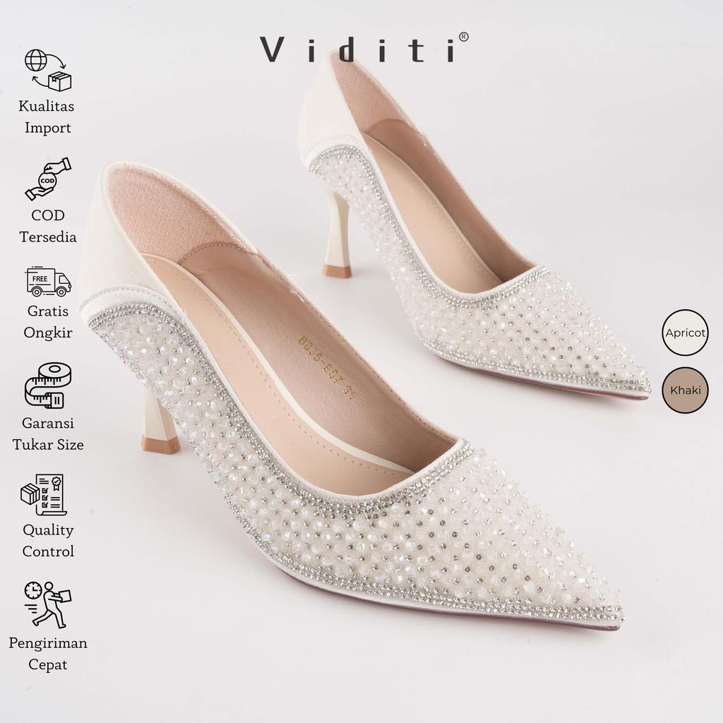 Jual Viditi Seren Heels 7 cm | Shoes | Sepatu Import Wanita | Wedding ...