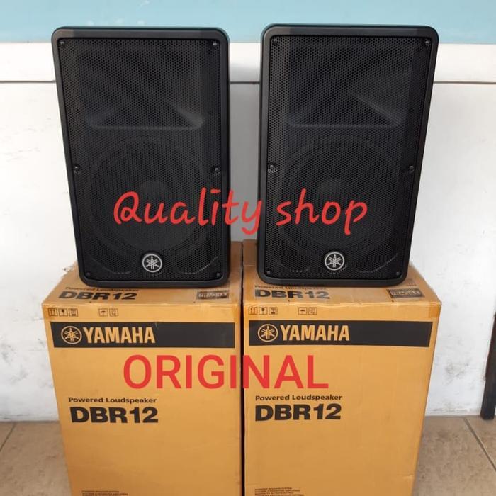 Jual Speaker active 12 inch yamaha DBR-12 original 1000 watt 2 unit ...