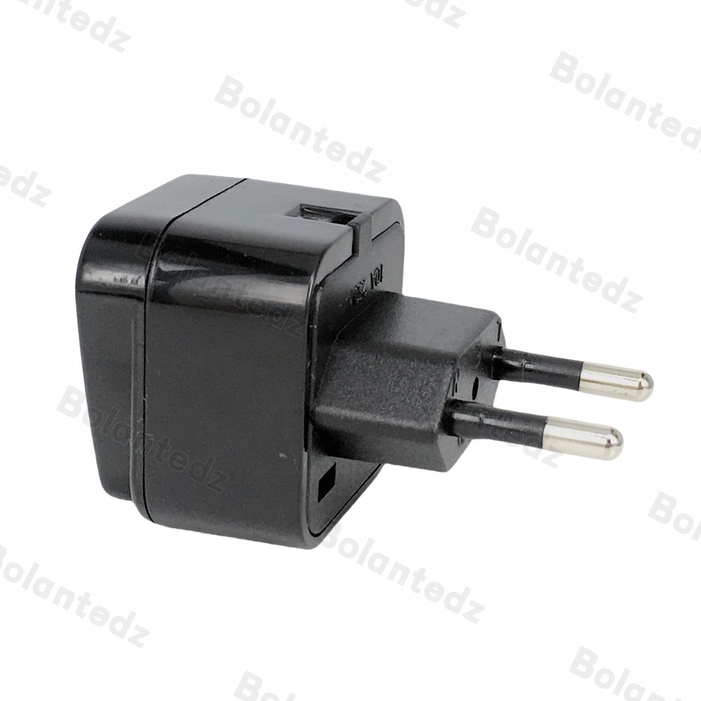 Jual 2 Round Pin Plug Adapter Convert Universal EU/AU/US/UK to Brazil ...
