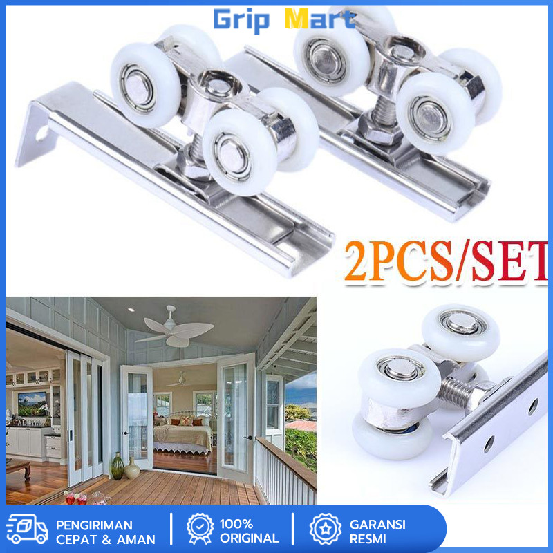 Jual 2Pcs/Set Roda Sliding Door Roller Atau Roda Buat Pintu Geser - 8 ...