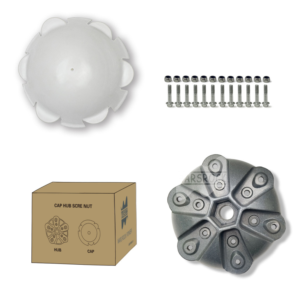 Jual Wind Turbine Wheel Hub Cap DIY With 3/5/6 Vanes Blades Screws ...
