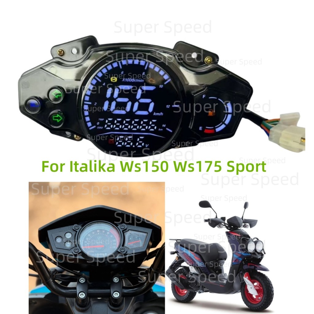 Jual LED Speedometer For Italika Ws150 Ws 150 175 Sport Taometer Multi ...