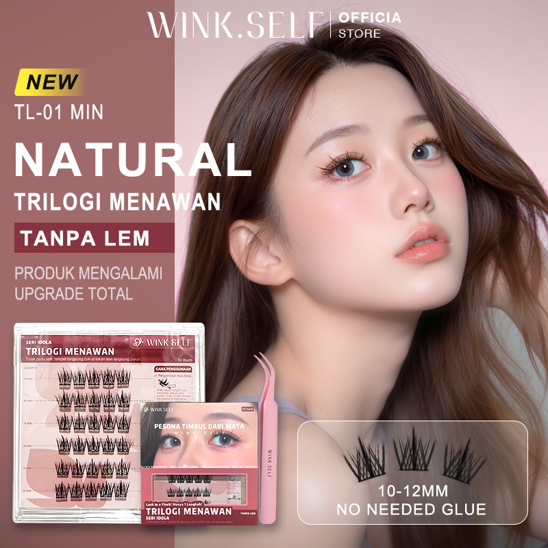 Jual [TANPA LEM] WINK.SELF TL-01MIN Bulu Mata Palsu Tidak diperlukan ...