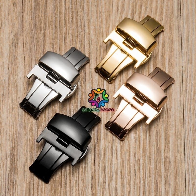Jual Buckle Gesper Model Kupu Kupu Butterfly Buckle Tali jam tangan ...
