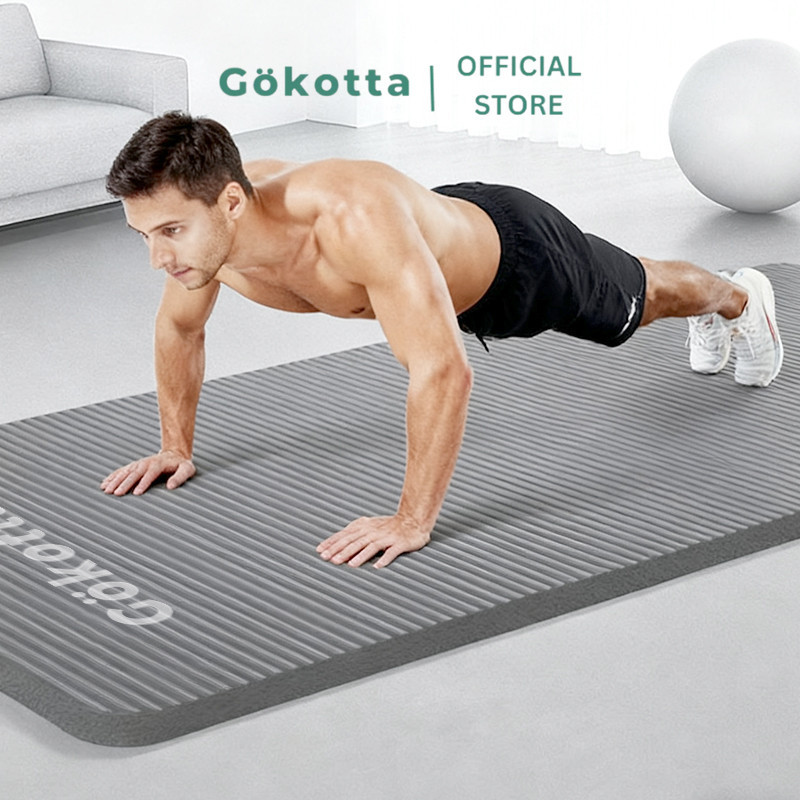 Jual GOKOTTA NBR Mat Yoga Bernapas Tahan Air Dan Anti-Selip / Matras ...