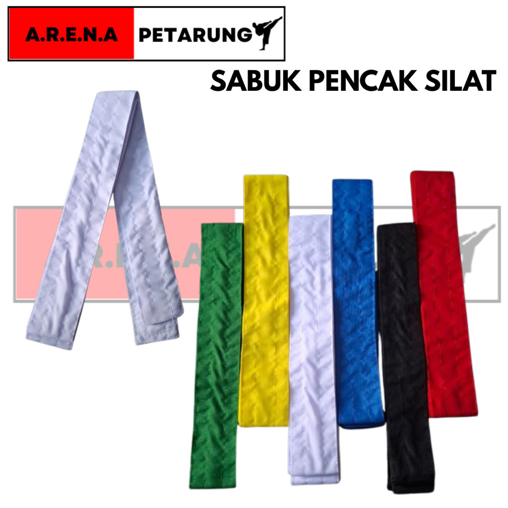 Jual sabuk pencak silat 5 cm full kain / Sabuk Silat / Sabuk Perguruan ...