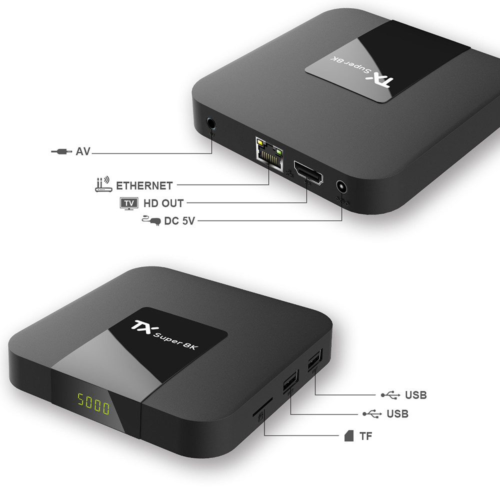 Jual [Genuine] TX Super 8K TV box Best and Easy Android11.0 Smart TV ...