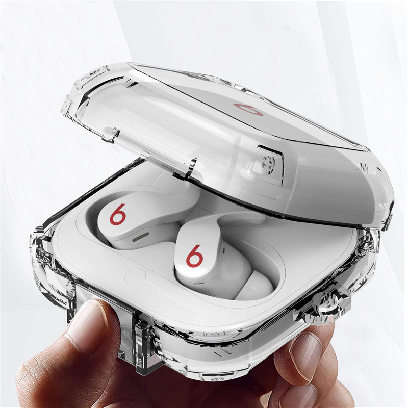 Jual Transparent Case For Beats Fit Pro earphone cover clear lock ...