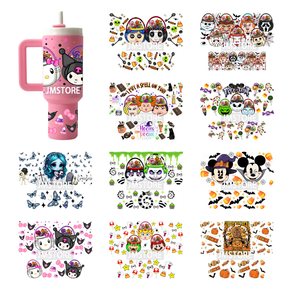 Jual Halloween Nightmare Cartoon Characters UV DTF Mini Tumbler ...
