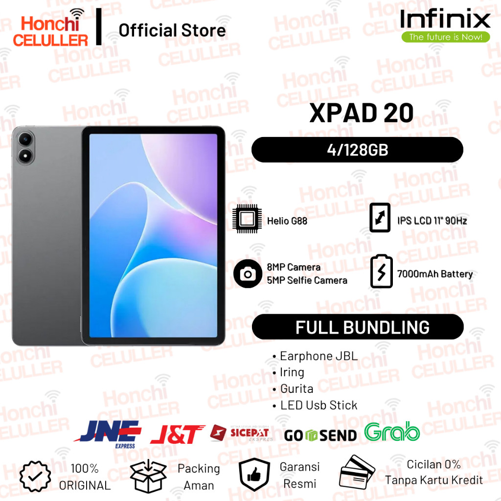 Jual Infinix XPAD 20 4/128GB - Mediatek G88 - 11" 90Hz FHD+ - 7000 mAh ...