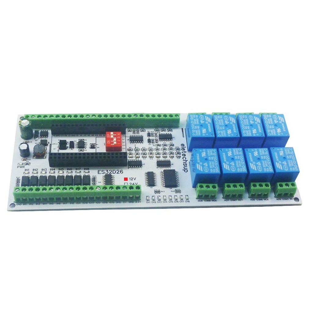 Jual 2AO-8AI-8DI-8DO ESP32 Wifi Network Relay Board 4-20MA 0-10V ...