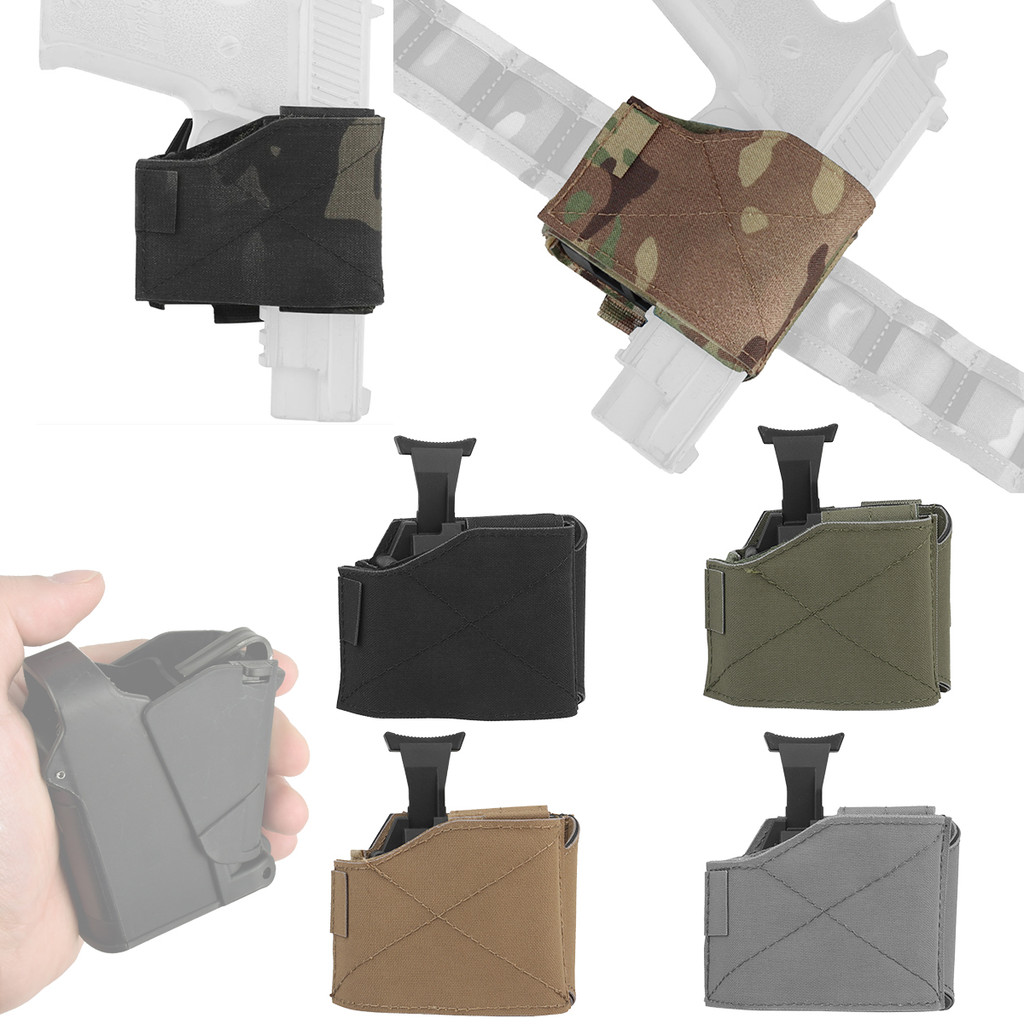 Jual Tactical 9mm Speed Nylon Loader Universal Holsters MOLLE Hunting ...