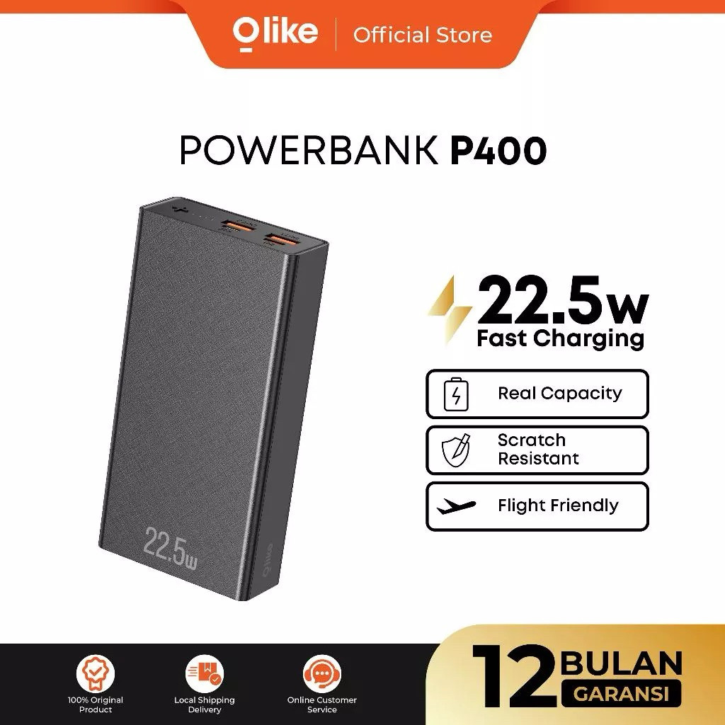 Jual Olike P400 Powerbank 20000mAh Fast Charging 22.5W Original ...
