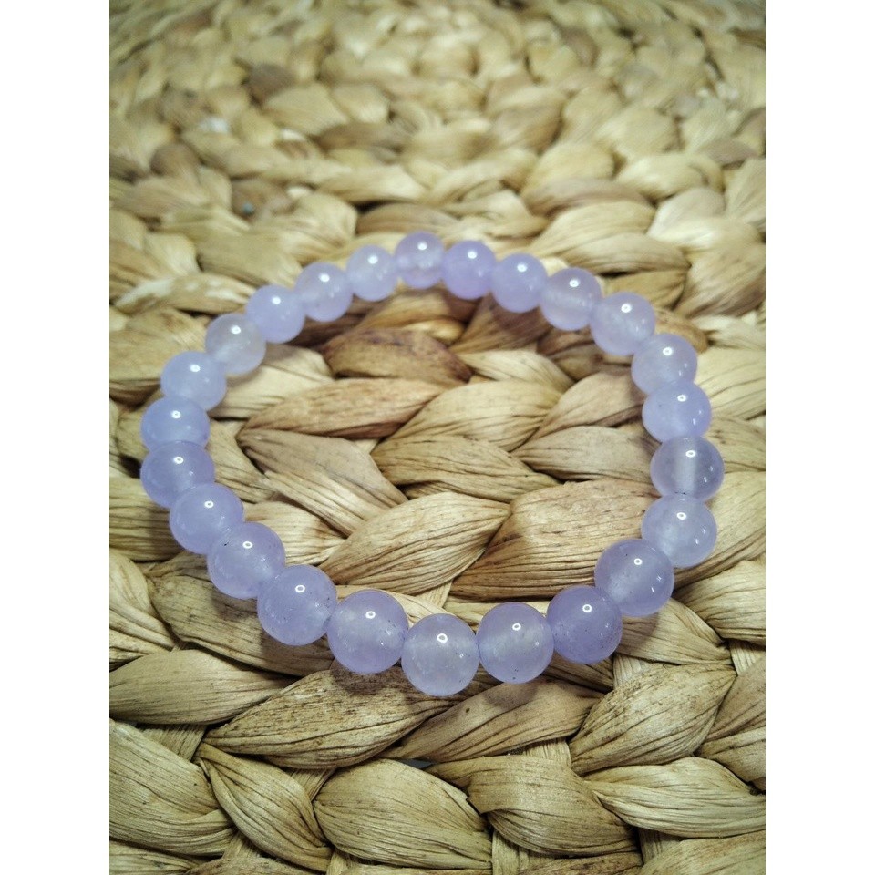 Jual Gelang Batu Giok/Blue Lace Agate Bracelete/Gelang Manik -Manik ...