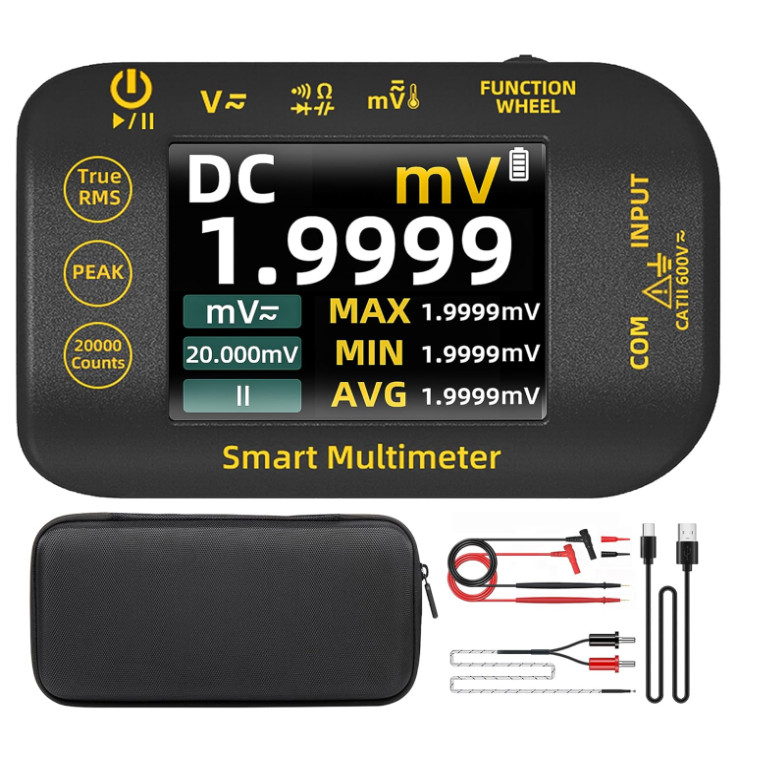 Jual Photovoltaic PV Digital Multimeter 20000 Counts True RMS Voltmeter ...