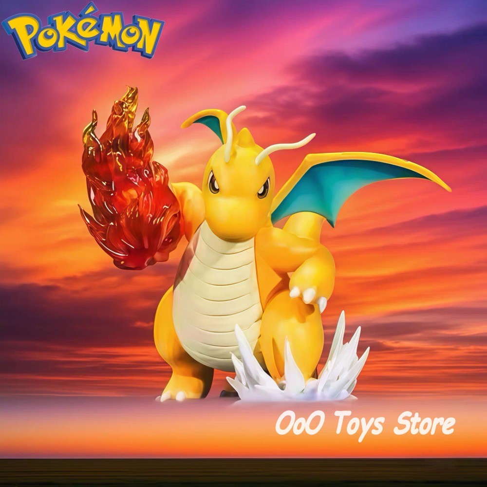Jual Anime Pokemon Figure Fire Punch Dragonite Action Figures Pvc ...
