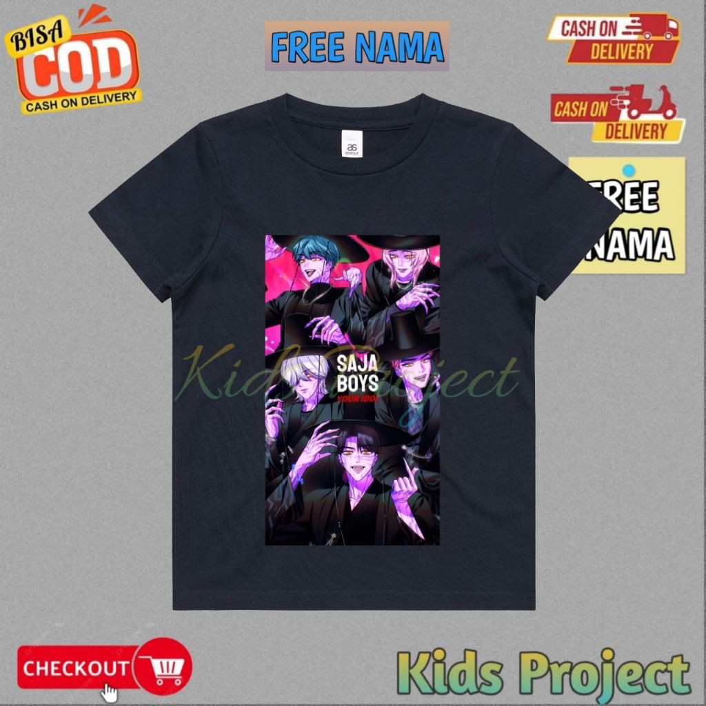 Jual Kaos Anak Saja boys Your Idol Kpop Demon Hunters | Shopee Indonesia