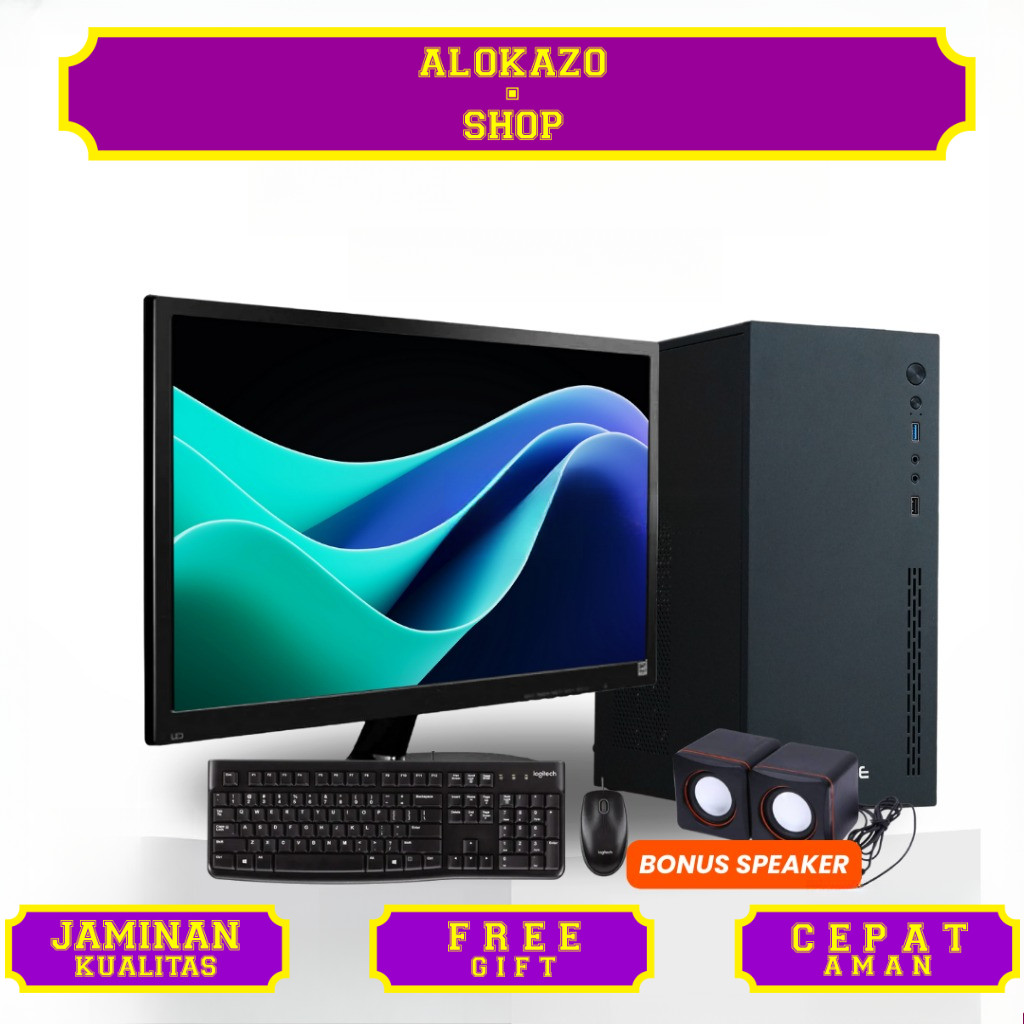 Jual Komputer Full Set Murah Intel Core I5 Ram 8GB SSD 120GB HDD 500GB ...