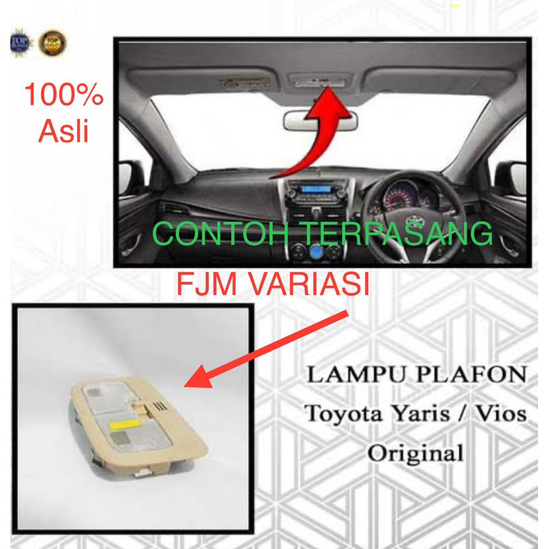 Jual LAMPU PLAFON PLAPON UNIVERSAL TOYOTA YARIS VIOS CAMBRY ALTIS ...