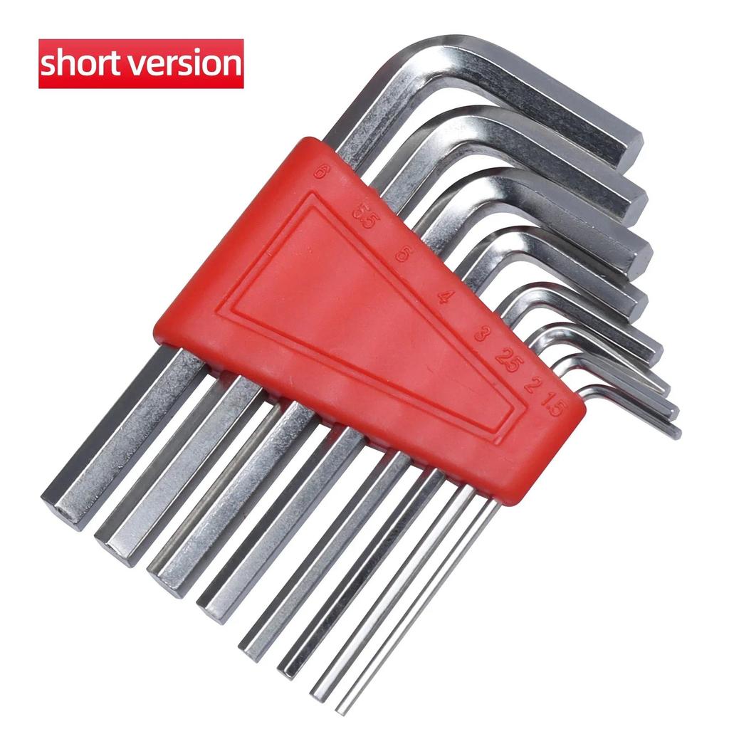 Jual 8pcs Allen Wren Metric Wren In Wren L Wren Size Allen Key Short ...
