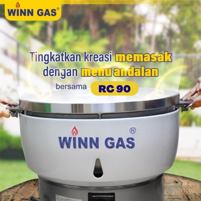 Jual Rice Cooker Gas Lpg Kapasitas 16 Liter Winn Gas RC-90 E | Shopee ...