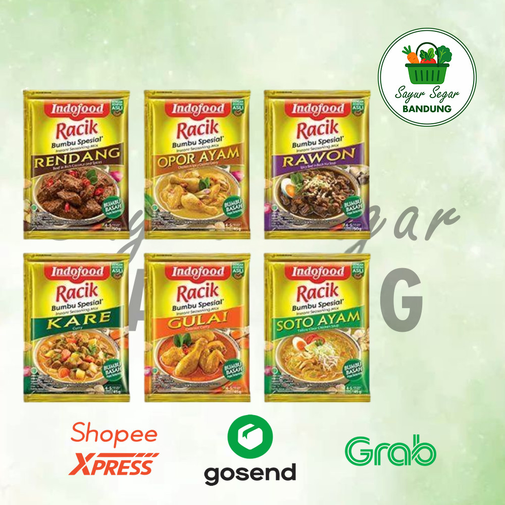 Jual Bumbu Racik Indofood Spesial Instan 7 Varian Instan Gulai Opor ...