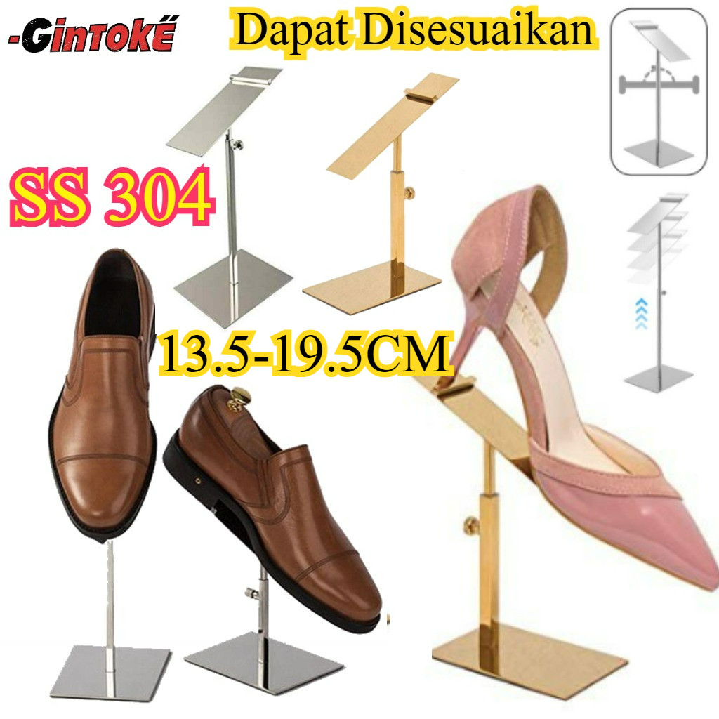 Jual Stainless Steel Gantungan Display Sepatu/Stand Display Sepatu/Rak ...
