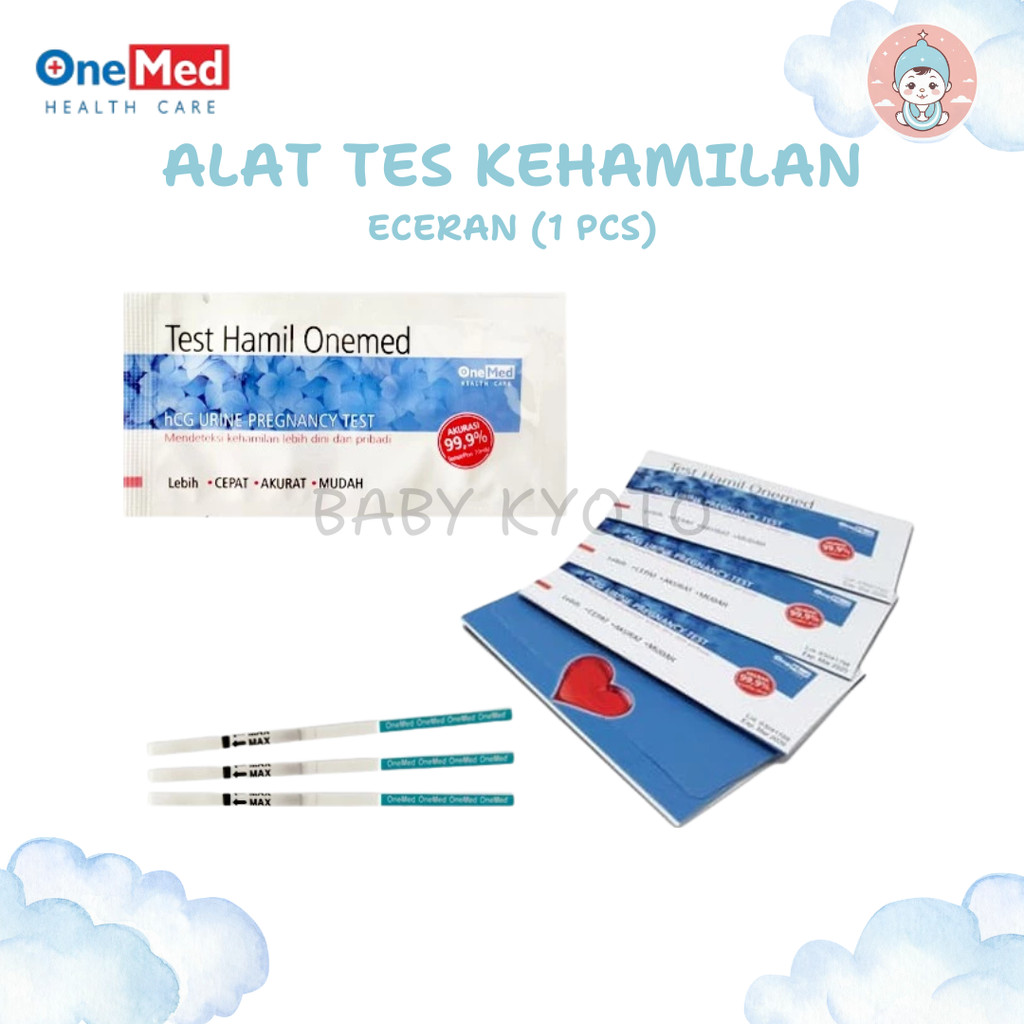 Jual BK Onemed Strip Alat Test Kehamilan Test Pack Kandungan Eceran 1 ...