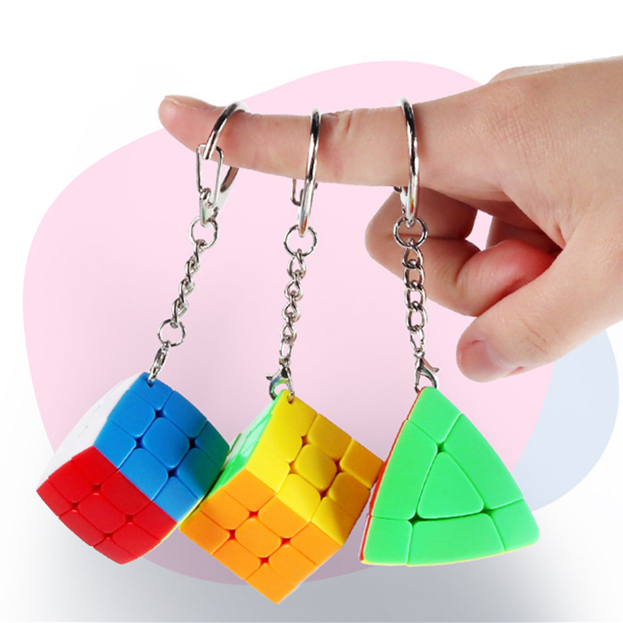 Jual Sengso Key Chain 3x3 Mini Magic Cube 3x3 Bread Magic Tower ...
