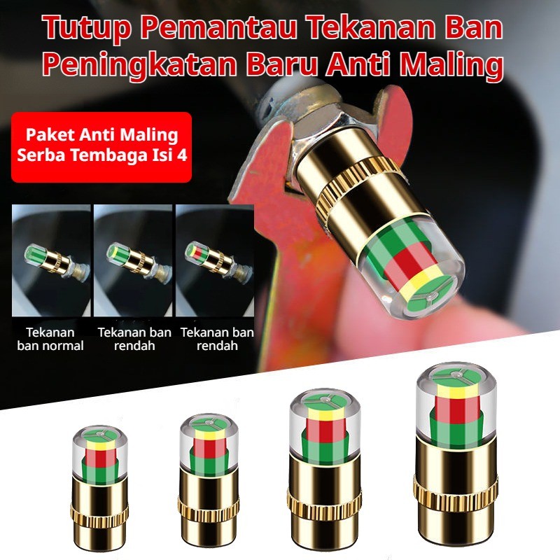 Jual Tutup Katup Ban Pengaman - Tutup Ventil Ban Dengan Peringatan 3 ...