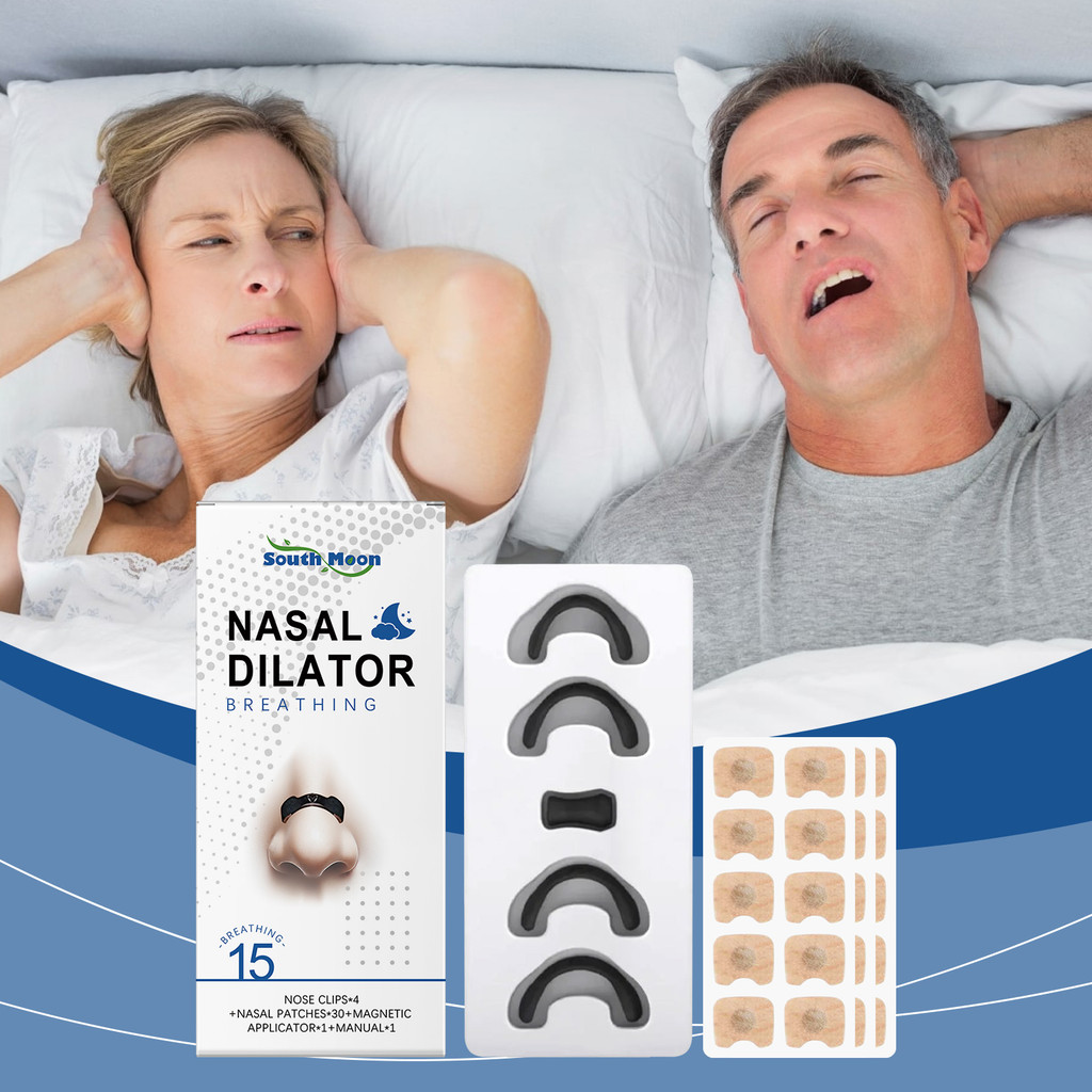 Jual South Moon Anti-Snoring Patch Set for Nasal Discomfort, Snoring ...