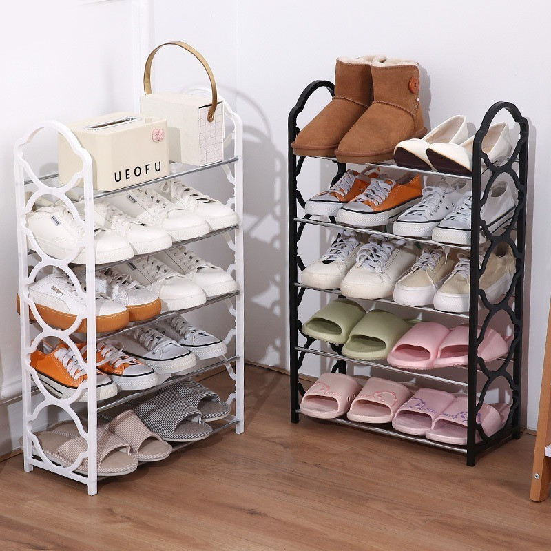 Jual Rak Sepatu 5 Susun Plastik Portable / Rak Sepatu Sandal 5 Tingkat ...