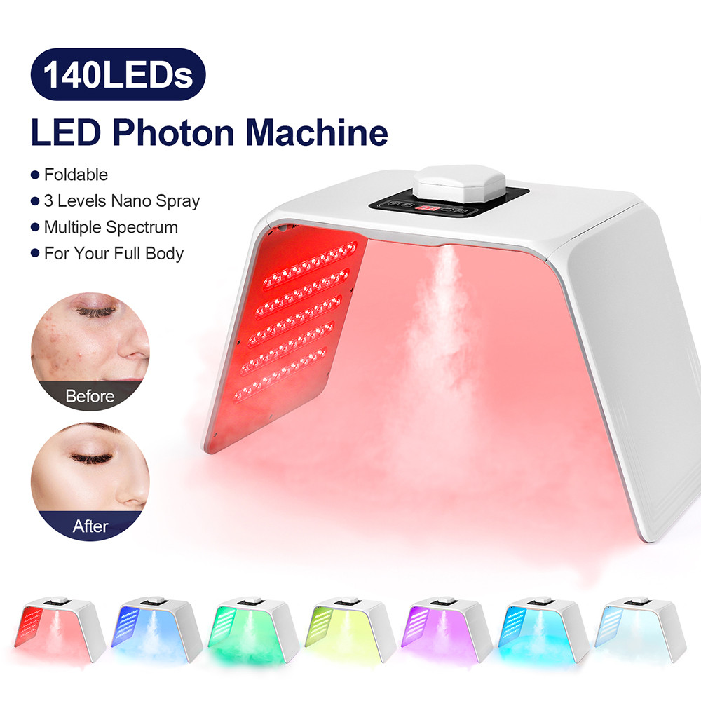 Jual 7 Colors LED Photon Beauty Mask Skin Moisturizing Nano Spray Face ...