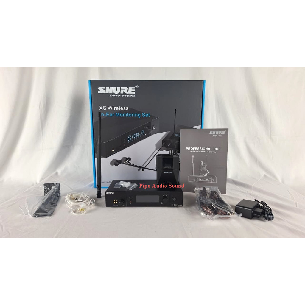 Jual EAR MONITOR SHURE XSW IEM BODY PACK AND TRANSMITER SET XSW-IEM NEW ...