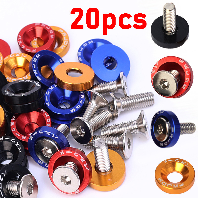 Jual Car Conversion Gasket Concave Recessed Screw Set Fender Washer ...