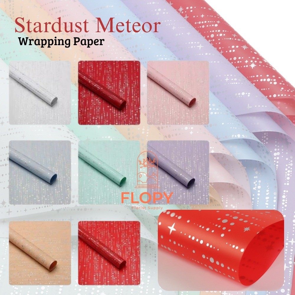 Jual FLOPY [ 5 Lembar ] Cellophane Bintang - FWBN / Star Wrapping ...