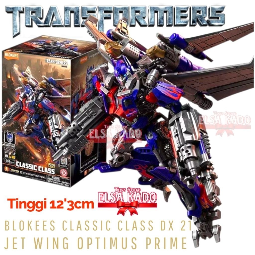 Jual BLOKEES figures Transformers Jet Wing Optimus Prime DX Classic ...