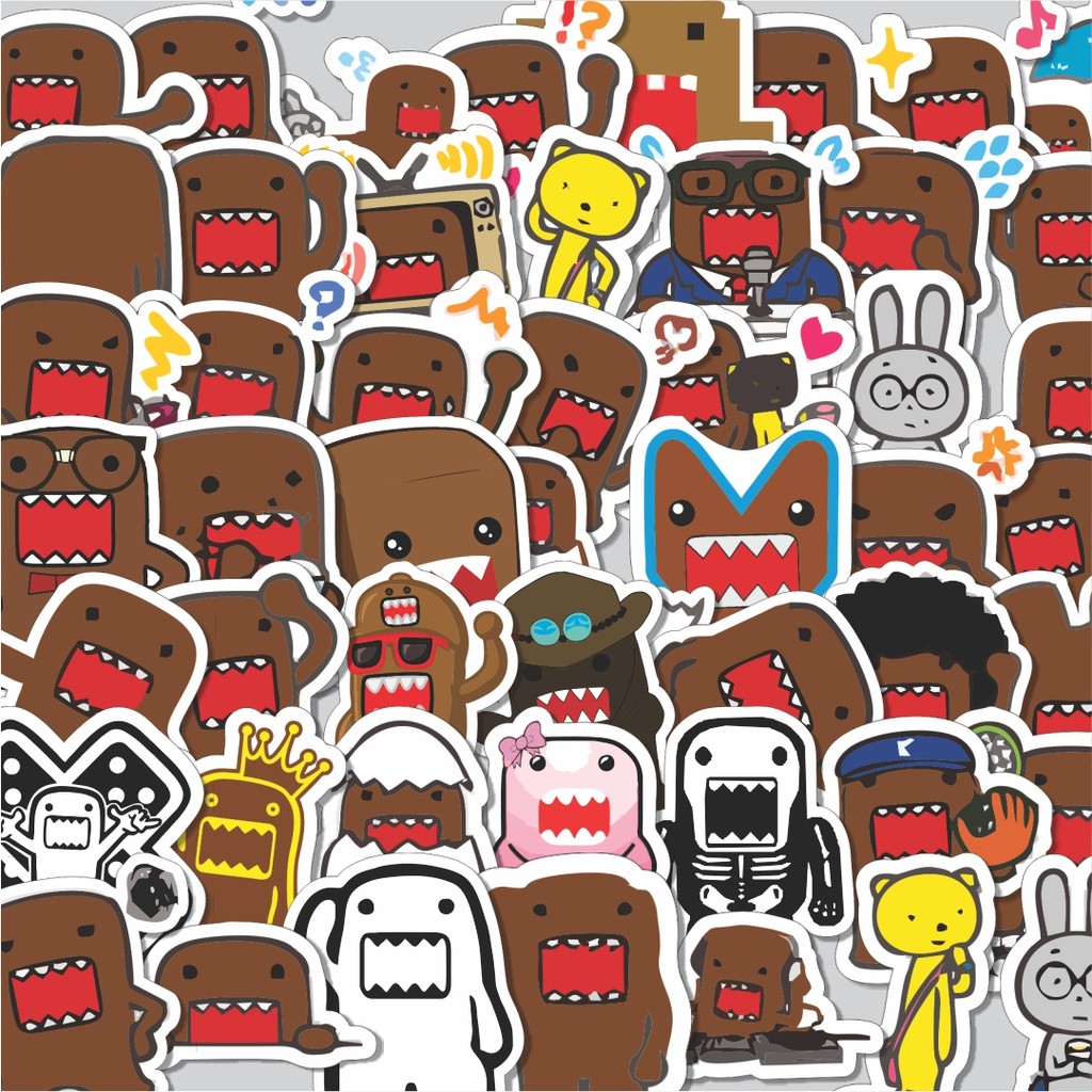 Jual Stiker Cutting Pack Stiker Domo Kun Cute Line Stiker Stiker Isi ...