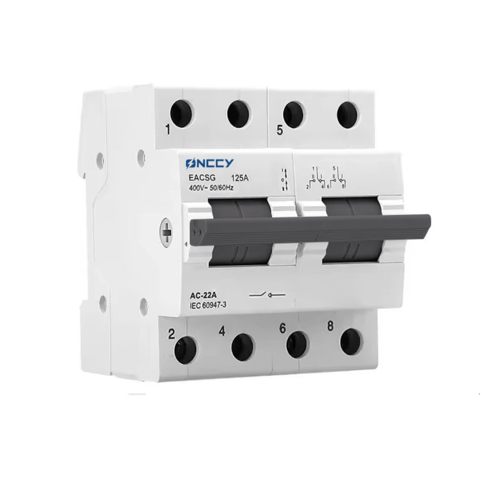 Jual 1P 2P 3P 4P 63A 80A 100A 125A MTS Dual Power Manual Transfer ...