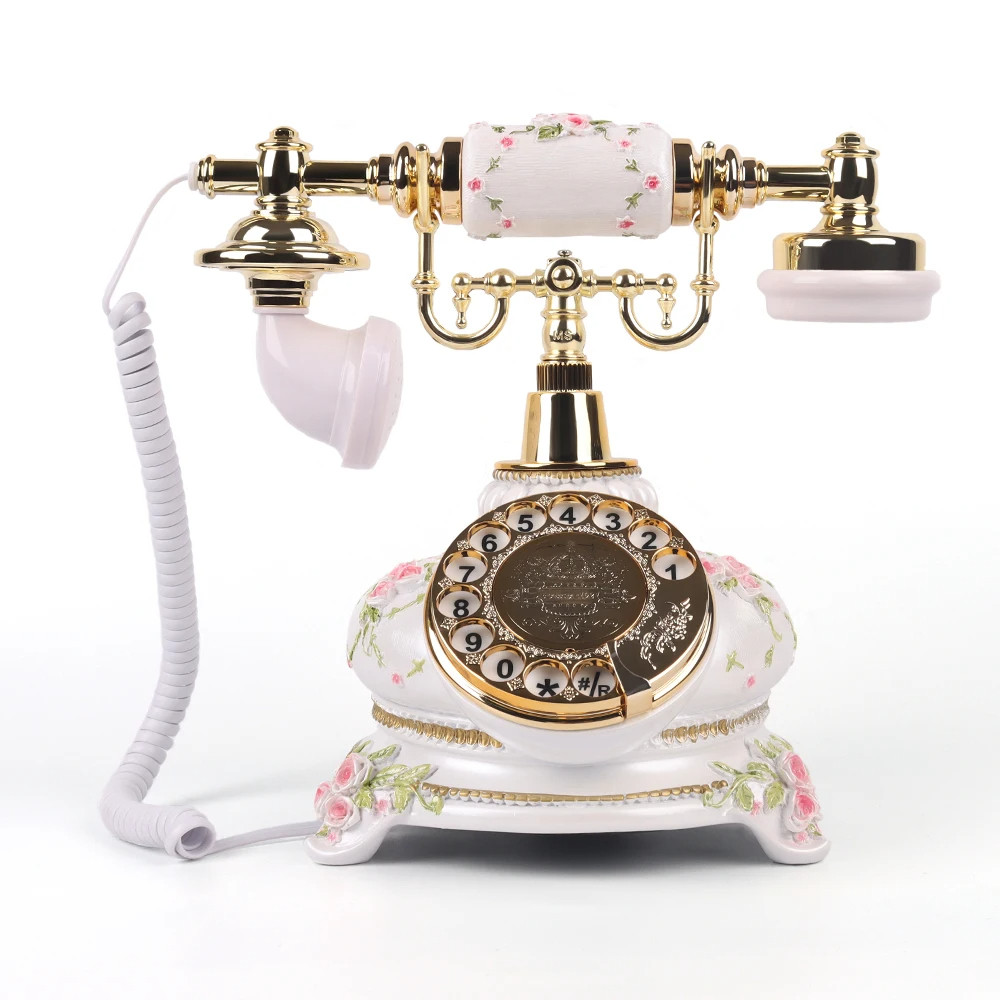 Jual Vintage antique audio guest book phone rotary Retro telephone ...