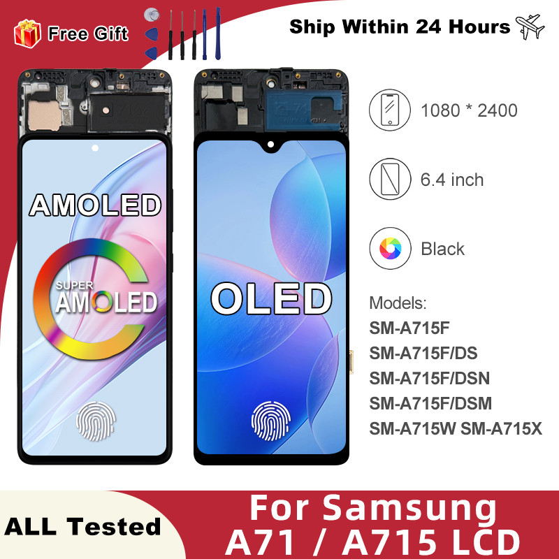 Jual Super AMOLED For Samsung Galaxy A71 4G LCD SM-A715F/DSN SM-A715F ...