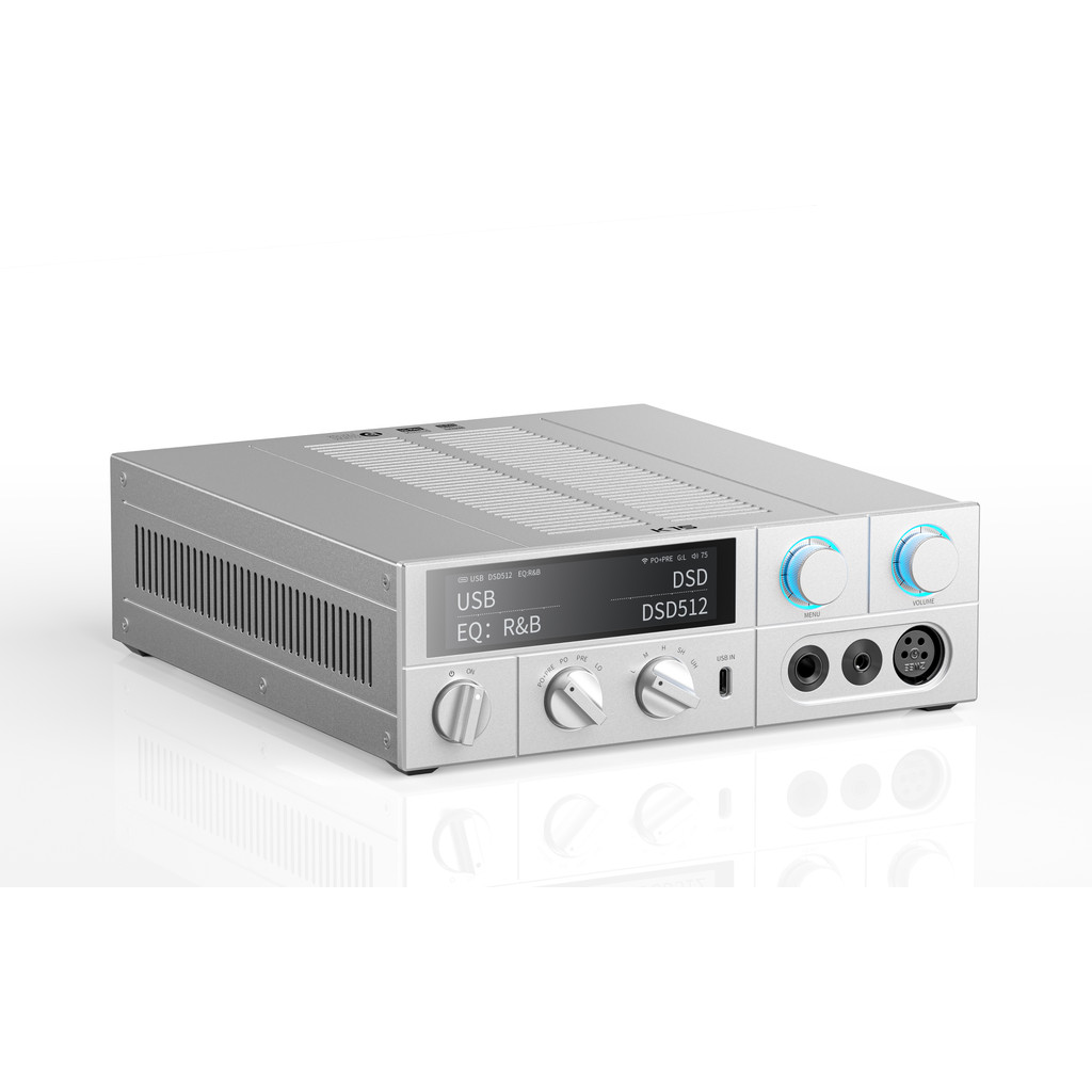 Jual FiiO K15 Desktop DAC Headphone Amplifier High-end AKM DAC AK4497S*2 With 3.93-inch ...