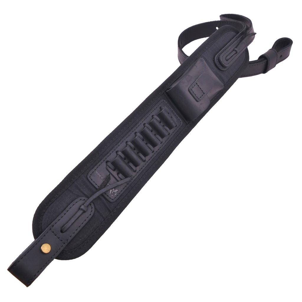 Jual Leather Canvas Rifle Shotgun Carry Strap Ammo Sling Adjustable Gun ...